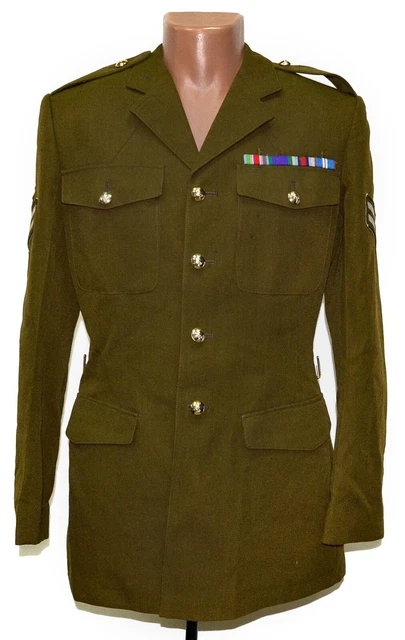 BRITISH ARMY OFFICERS Suit Uniform Xl Bernard Uniforms (188/104/88) £90 ...