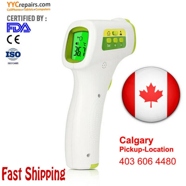 DIGITAL INFRARED THERMOMETER Contactless Certified Temperature Forehead ...