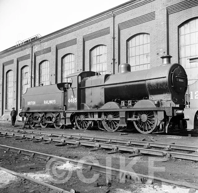 RAILWAY B/W Negative 6x6cm LMS M4485 no location, 1948. £6.44 - PicClick UK