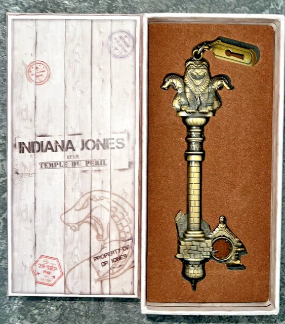 CLE KEY ATTRACTION Indiana Jones Disneyland Paris edition limitée 1993 ...