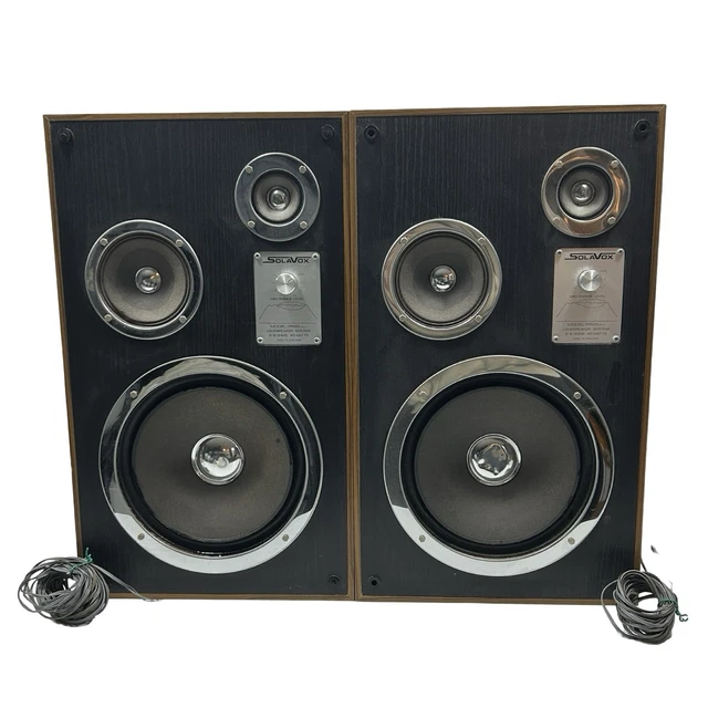 SOLAVOX SPEAKERS PR45 Floor Standing Mid Range Level Dial 6-8 Ohms £69. ...