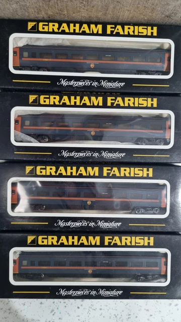 GRAHAM FARISH 374-525 Mk4 75ft Coach TSOD GNER N Gauge ( Four ) £31.92 ...