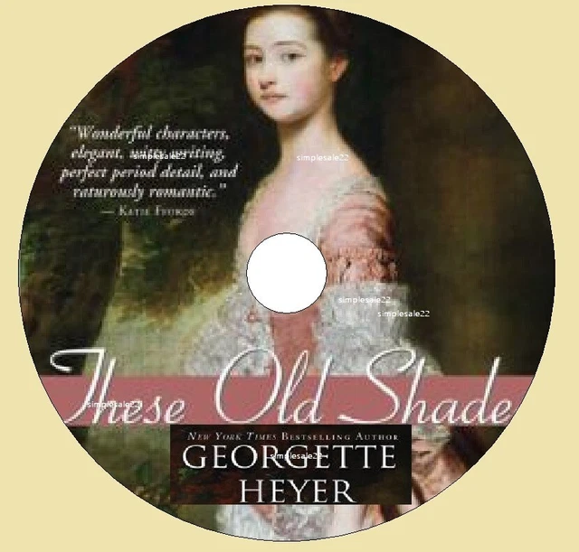 GEORGETTE HEYER THESE old Shades MP3 CD livre audio parlant - romance ...
