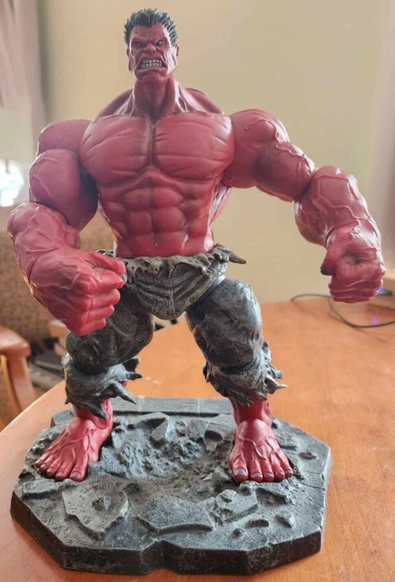 MARVEL LEGENDS DIAMOND Select Red Hulk 10" Collector's Action Figure W ...
