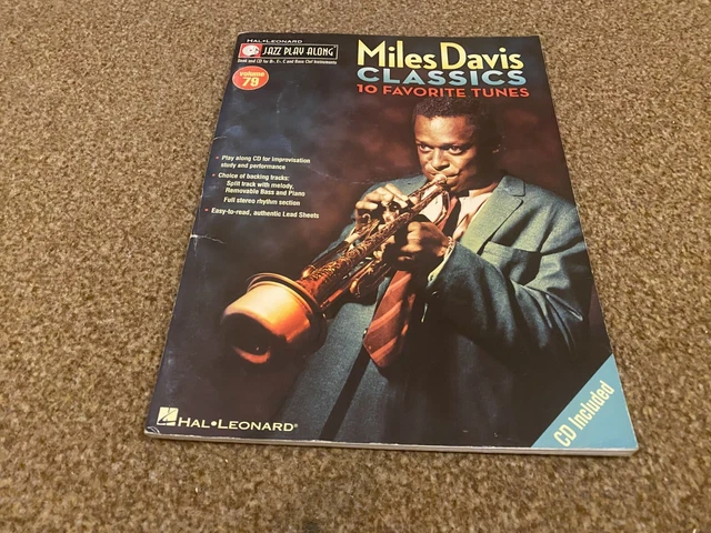 MB10 MUSIC BOOK + Cd Hal Leonard Jazz Play Along Vol 79 Miles Davis ...