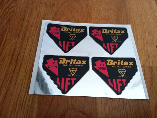 CLASSIC MINI COOPER S Mk1 ST Britax Seat Belt Harness Foil Decals Works ...