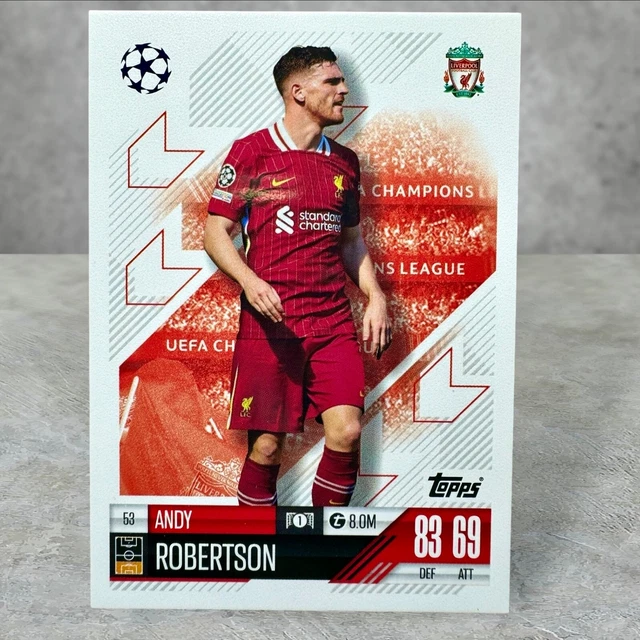 TOPPS MATCH ATTAX 2024/25 2025 Andy Robertson Liverpool Immortal Icon ...