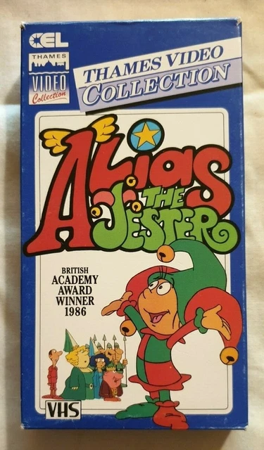 ALIAS THE JESTER VHS 1985 Animated Series CEL / Thames Cardboard Case ...