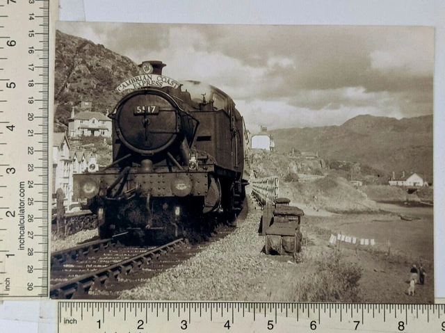 CAMBRIAN COAST EXPRESS Steam Train Engine England Reprint Photograph ...
