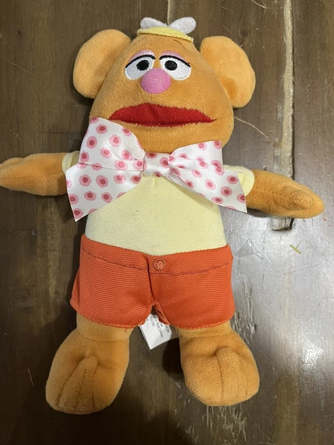 DISNEY JUNIOR MUPPET Babies Fozzie Bear 9” Plush Stuffed Animal Toy Jr ...