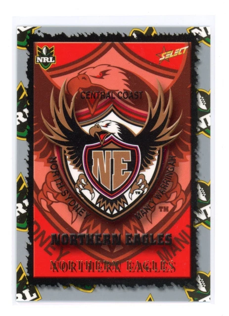 2000 SELECT NORTHERN Eagles Logo Team NRL Card # L7 EUR 0,61 - PicClick IT