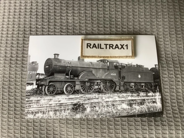 RAILWAY STEAM PHOTOGRAPH - 40601 In Chellaston Quarry Sidings, Derby ...