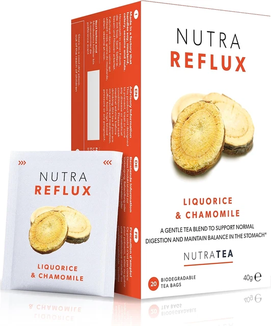 NUTRAREFLUX - ACID Reflux Tea | Heartburn Relief Tea - Providing Upset ...
