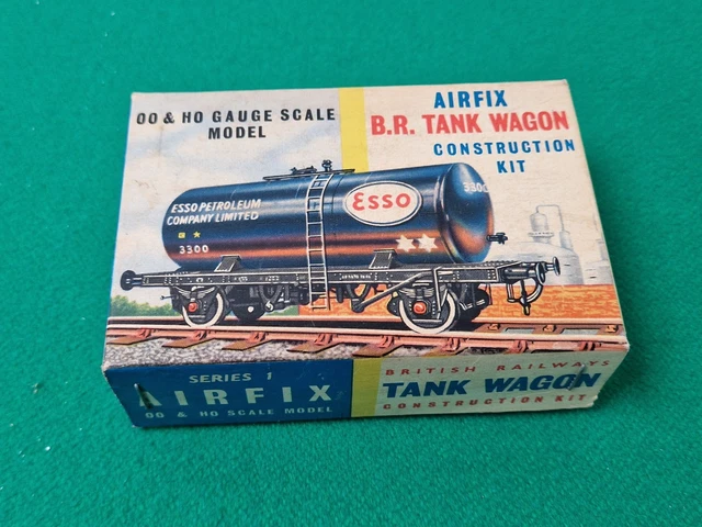 EMPTY AIRFIX OO Gauge Model Railway B.R ESSO Tank Wagon Box £0.99 ...