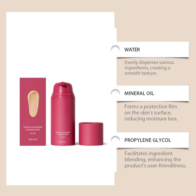 FOUNDATION KOREAN, SMOOCHE Color Changing Foundation, For All Skin ...