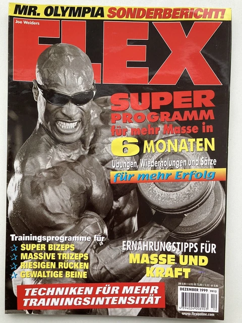 FLEX,DEZEMBER 1999,RÜHL,BODYBUILDING,SPORTREVUE,MUSCLE&FITNESS ...