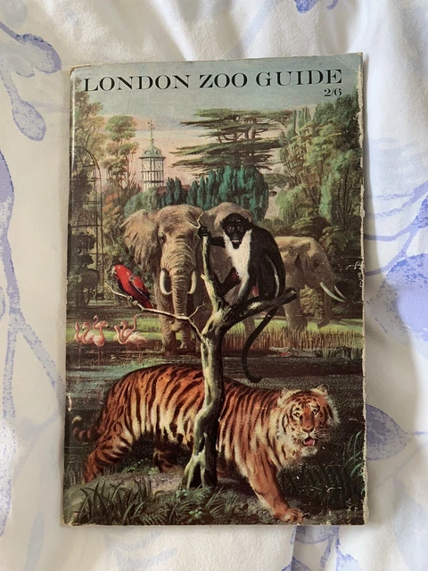 VINTAGE BOOKLET, LONDON Zoo Guide, 1965 £3.99 - PicClick UK