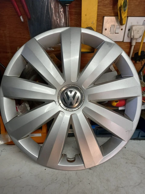 VW VOLKSWAGEN GOLF/JETTA Hubcap Wheel Trim Cover 16” Inch Genuine Used ...