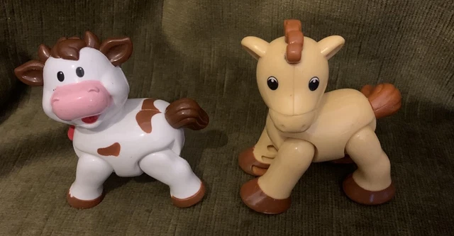 2 KIDDIELAND MY Farm Animals Friends Sensory Educational activity toy ...