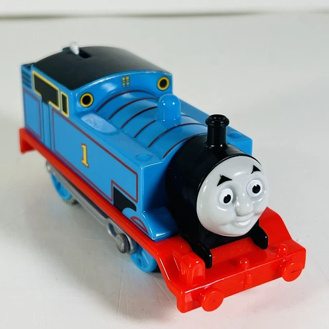 THOMAS THE TRAIN Motorized Tank Engine Trackmaster Blue Tested Friends ...