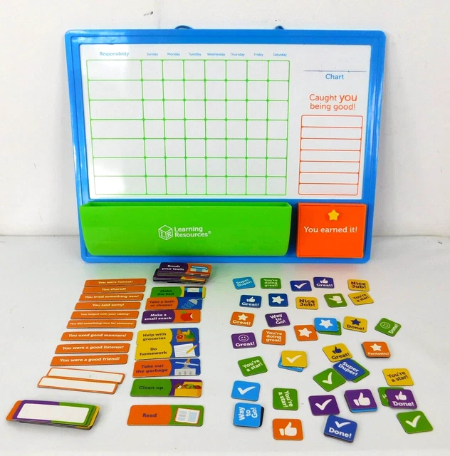 LEARNING RESOURCES GOOD Job Reward Chart Magnetic £17.49 - PicClick UK
