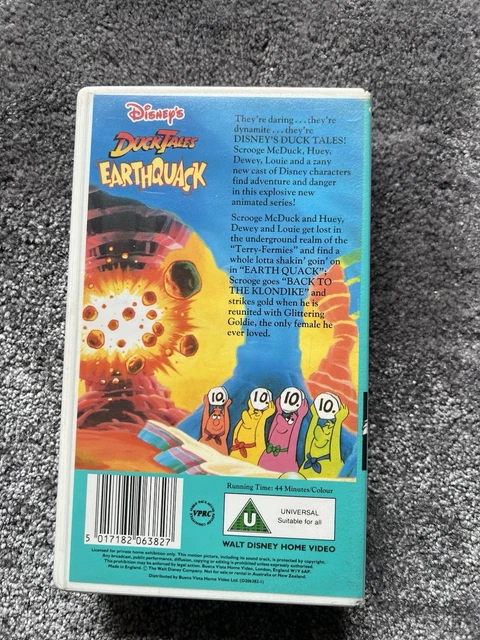DISNEY DUCKTALES EARTH quack VHS Vintage £8.61 - PicClick UK