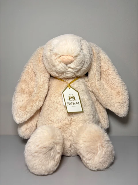 *BNWT* JELLYCAT BASHFUL Luxe Bunny Willow & Dust Bag £47.00 - PicClick UK