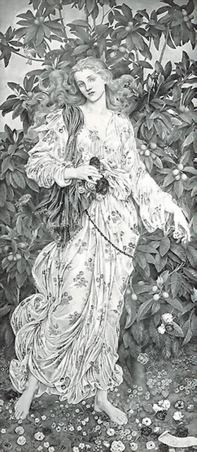 ANTICA ARTE PRERAFFAELLITA antica Evelyn Pickering De Morgan stampa ...