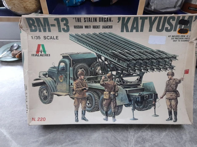 ITALAERI 1/35 RUSSIAN WWII BM-13 Katyusha Multi rocket launcher The ...