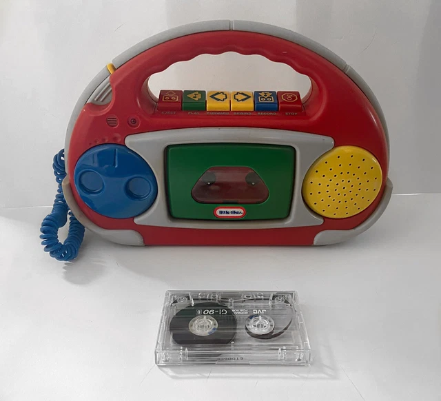 VINTAGE AND RARE Little Tikes Cassette Player Recorder FULLY WORKING ...