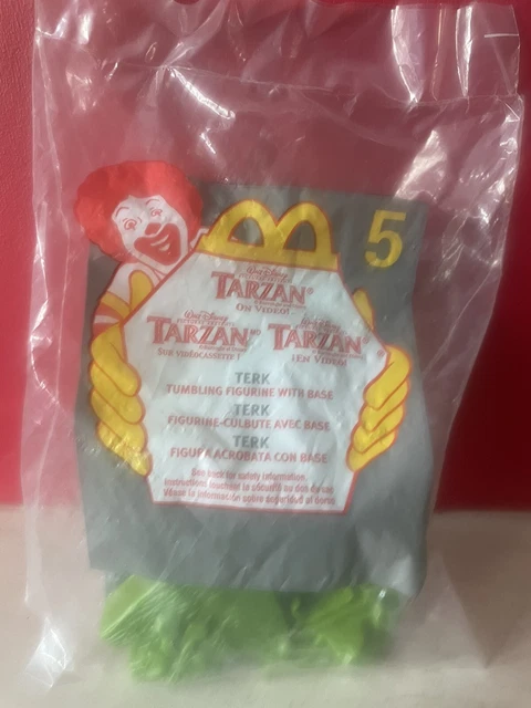 MCDONALDS WALT DISNEY Tarzan, Happy Meal 2000, Terk#5,Tumbling Figurine ...