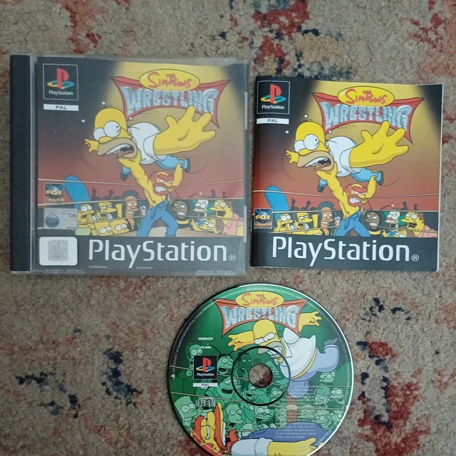 SONY PLAYSTATION PS1 Game The Simpsons Wrestling PAL UK £8.63 - PicClick UK
