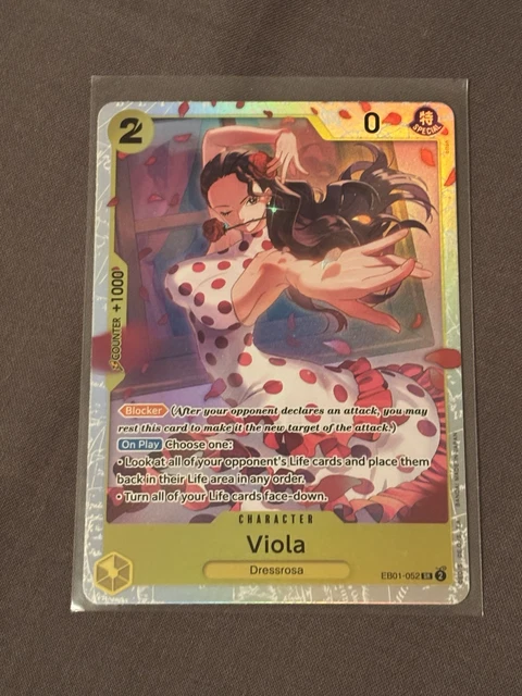 VIOLA EB01-052 SR One Piece Card Game TCG £5.00 - PicClick UK