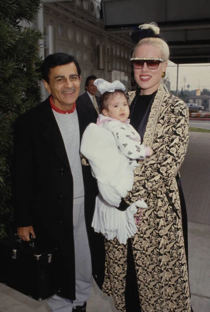 CASEY KASEM WITH his wife Jean Kasem their daughter Liberty United- Old ...