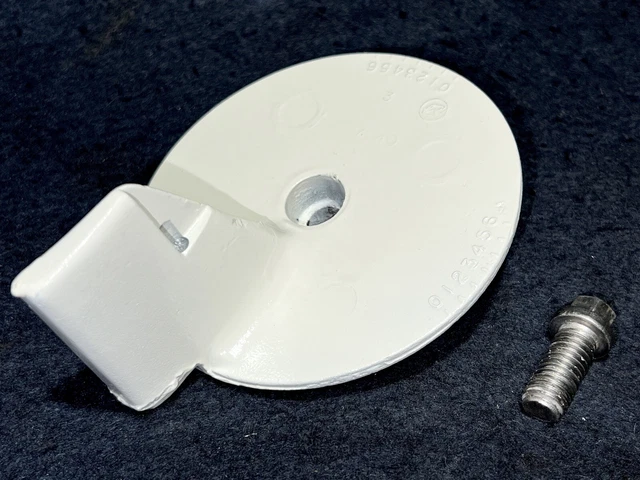 OMC GEARCASE TRIM Tab & Screw 0338742 Johnson Evinrude Outboard 50hp ...