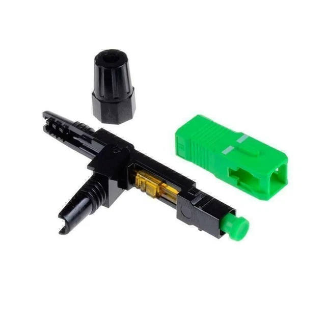 10 X SC APC fFiber Optic SC APC Fast Connector SC APC FTTH Fiber Optic ...