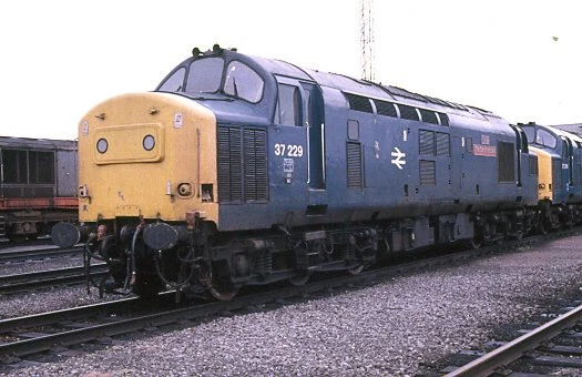 ORIGINAL COLOUR SLIDE of 37229 BR class 37 diesel loco £4.25 - PicClick UK