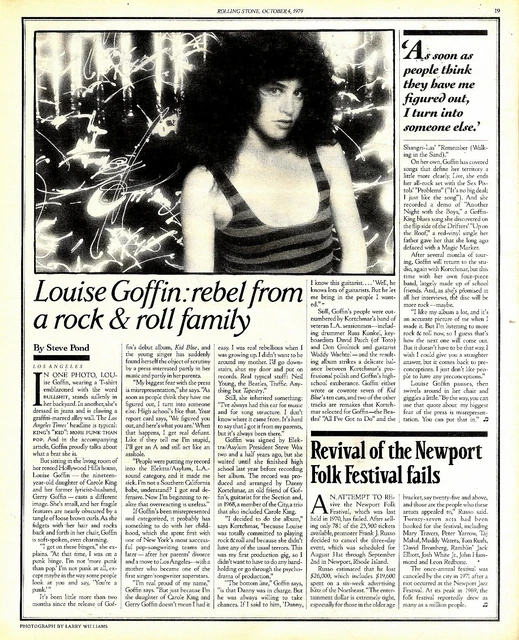 SRS301P19 ARTICLE & Picture: LOUISE GOFFIN £8.99 - PicClick UK