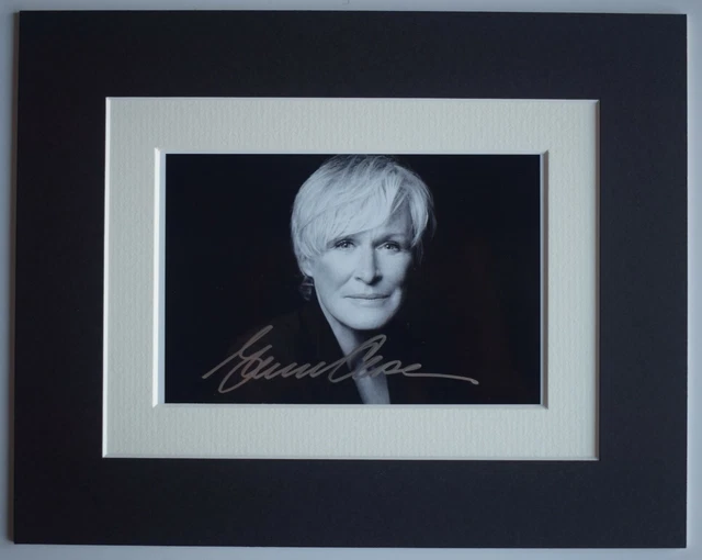 GLENN CLOSE SIGNED Autograph 10x8 photo display Film Disney 101 ...