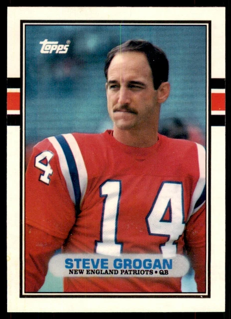 1989 TOPPS TRADED Steve Grogan. Nouveau England Patriots #126T EUR 1,91 ...