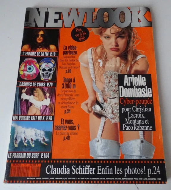 MAGAZINE NEWLOOK 1994 ,Arielle Dombasle cyber poupée Lacroix..,Claudia ...