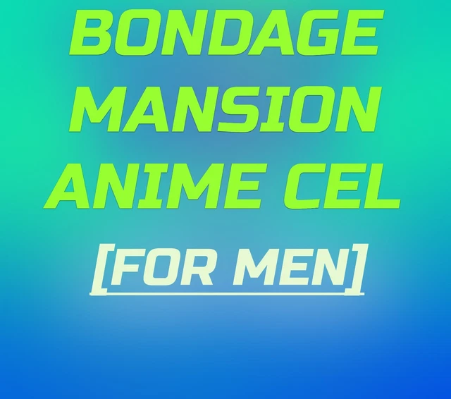 Bondage Mansion 2000 Anime Production Cel [for Men] £150 00 Picclick Uk