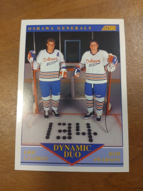 1991-92 SCORE CANADIAN hockey Eric Lindros/rob Pearson DYNAMIC DUO #385 $2.00 - PicClick CA