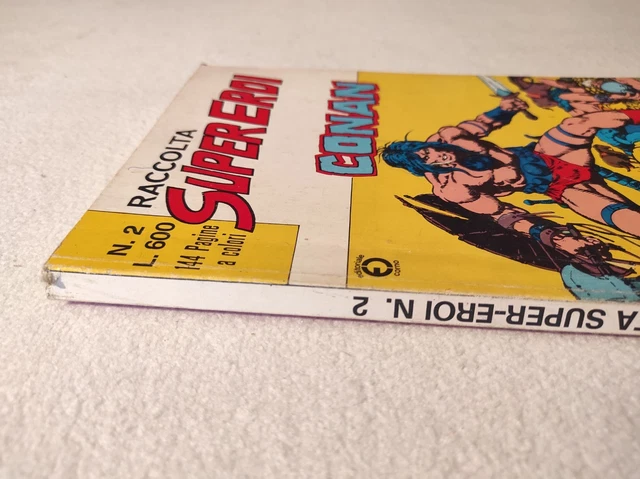 RACCOLTA SUPER EROI Corno N. 2 Conan E Kazar 34 35 37 No Resa Ottima ...