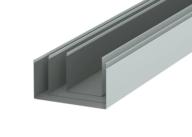 COLD ROOM WHITE Food Safe Channel - U-PROFILE 80MM x 3000 MM Length £11 ...