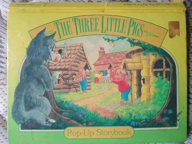 THE THREE LITTLE Pigs, Pop-up Storybook GRANDREAMS 1995 Big Bad Wolf £3 ...