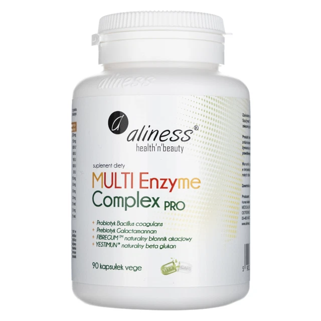 ALINESS MULTI ENZYME Complex PRO 90 capsules £17.59 - PicClick UK