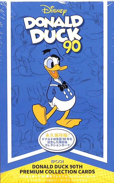 DONALD DUCK 90TH Anniversary Premium Collection Cards Sealed Box Japan ...