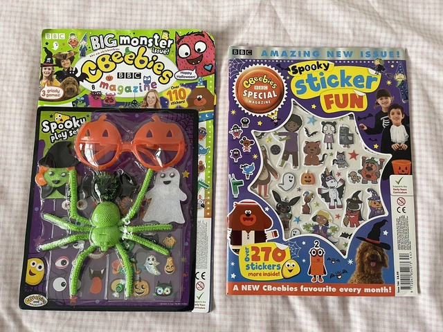 CBEEBIES BBC SPECIAL Magazine Spooky Sticker Fun And Spooky Set Issue ...