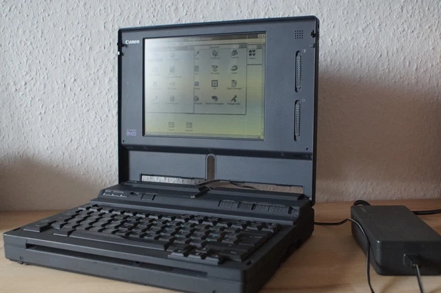 CANON BJ NOTEBOOK Computer Model BN22 mit integriertem Drucker 486er ...